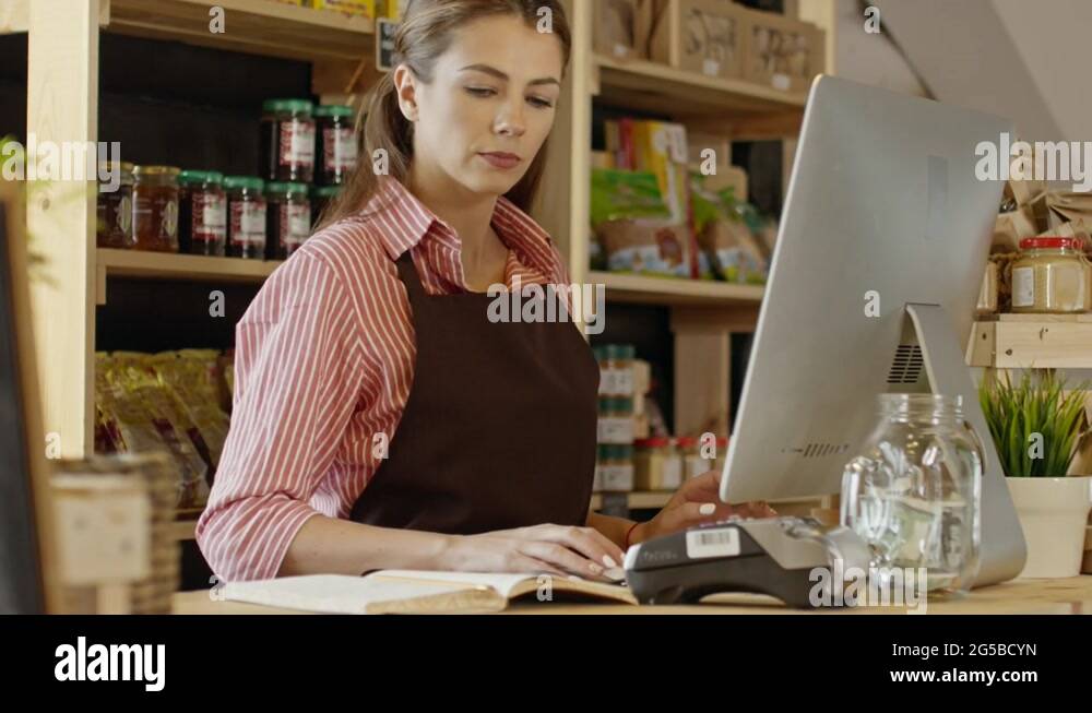 Female behind the counter Stock Videos & Footage - HD and 4K Video ...