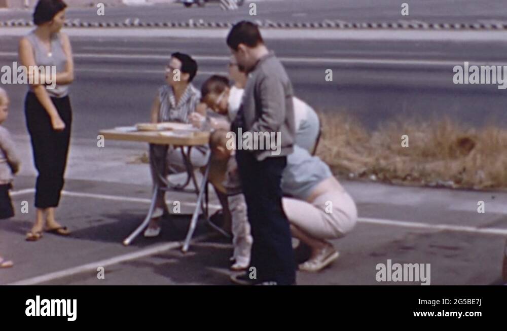 1960s People Gather Signatures on Petition Vintage Old Film Home Movie ...