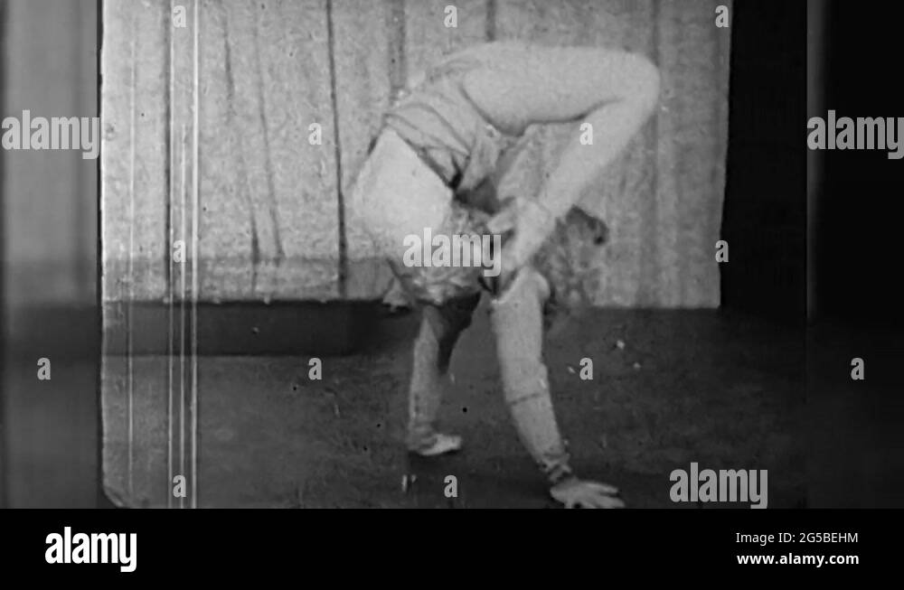 Stunt Woman Acrobat Contortionist Circus Show 1960s Vintage Film Movie ...