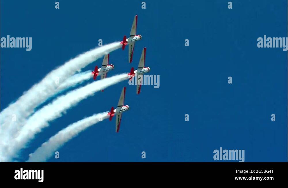Aeroshell aerobatic team plane Stock Videos & Footage - HD and 4K Video ...