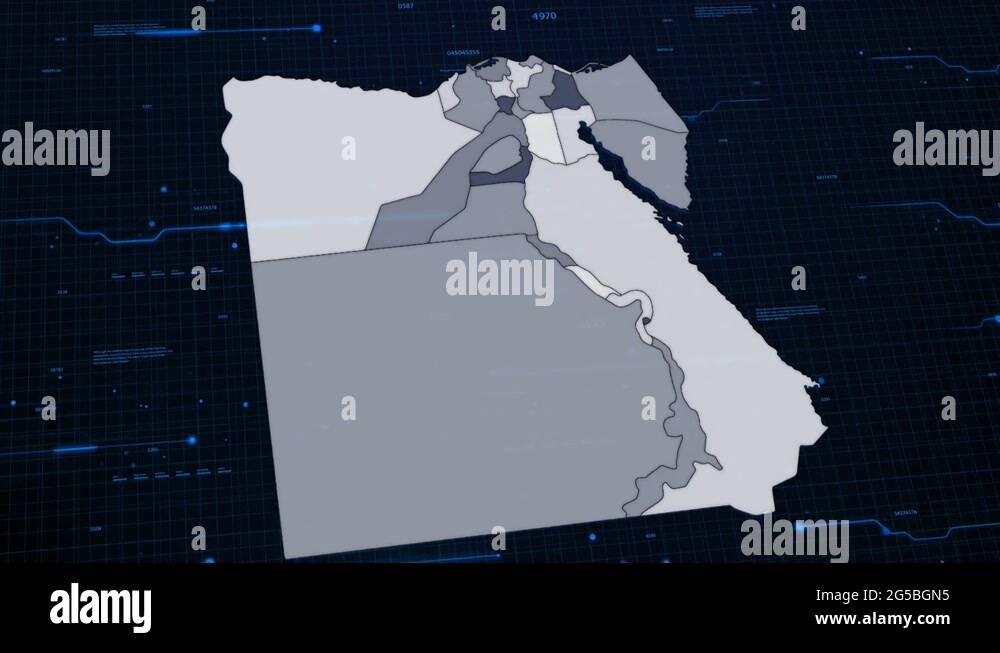 Egypt network map Stock Video Footage - Alamy