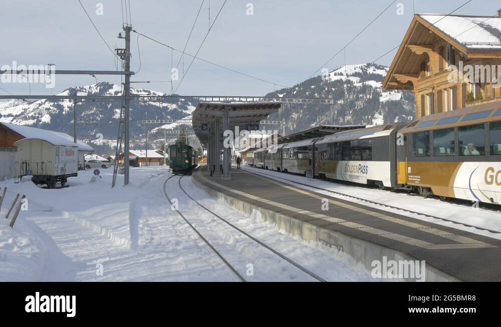 Gstaad railway station Stock Videos & Footage - HD and 4K Video Clips ...