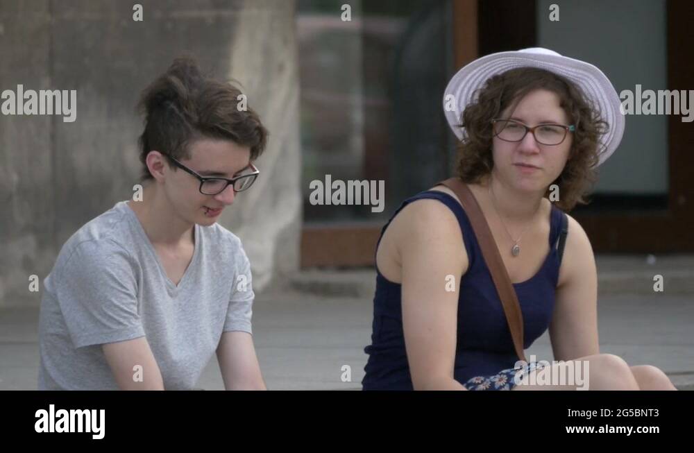 Two people sitting down talking Stock Videos & Footage - HD and 4K ...