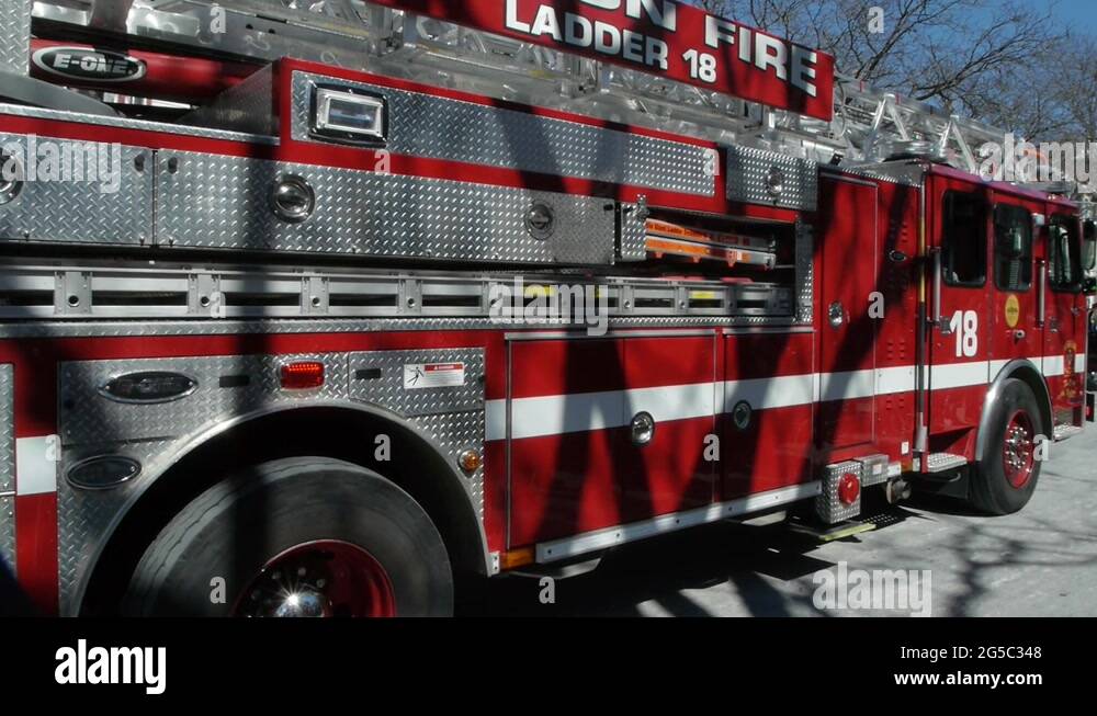 Boston fire department ladder truck Stock Videos & Footage - HD and 4K ...