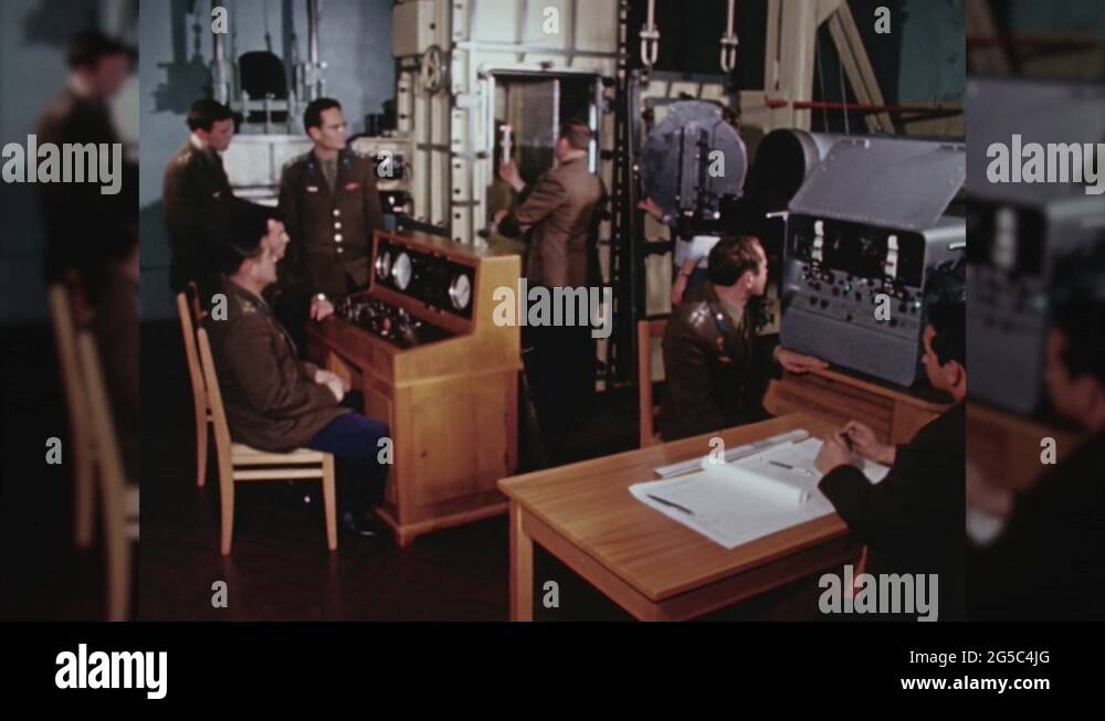 1970s Soviet Military ICBM Missile Officers Space Program Vintage Film ...
