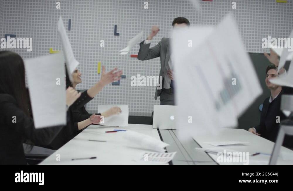 Throwing papers in the air Stock Videos & Footage - HD and 4K Video ...