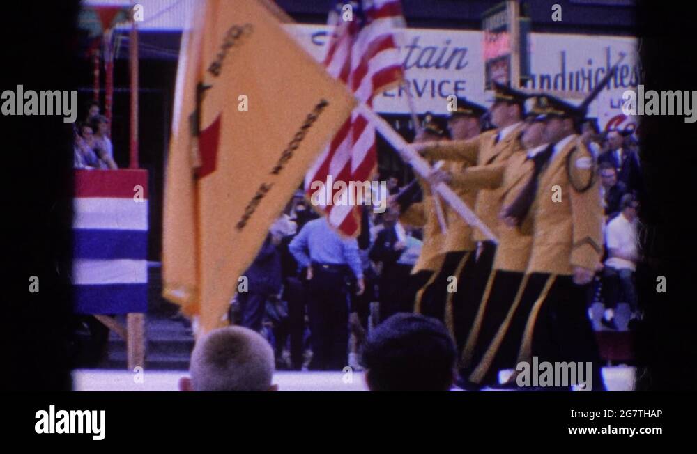 HARVARD ILLINOIS USA-1964: A March Past Parade Are There Handling The ...