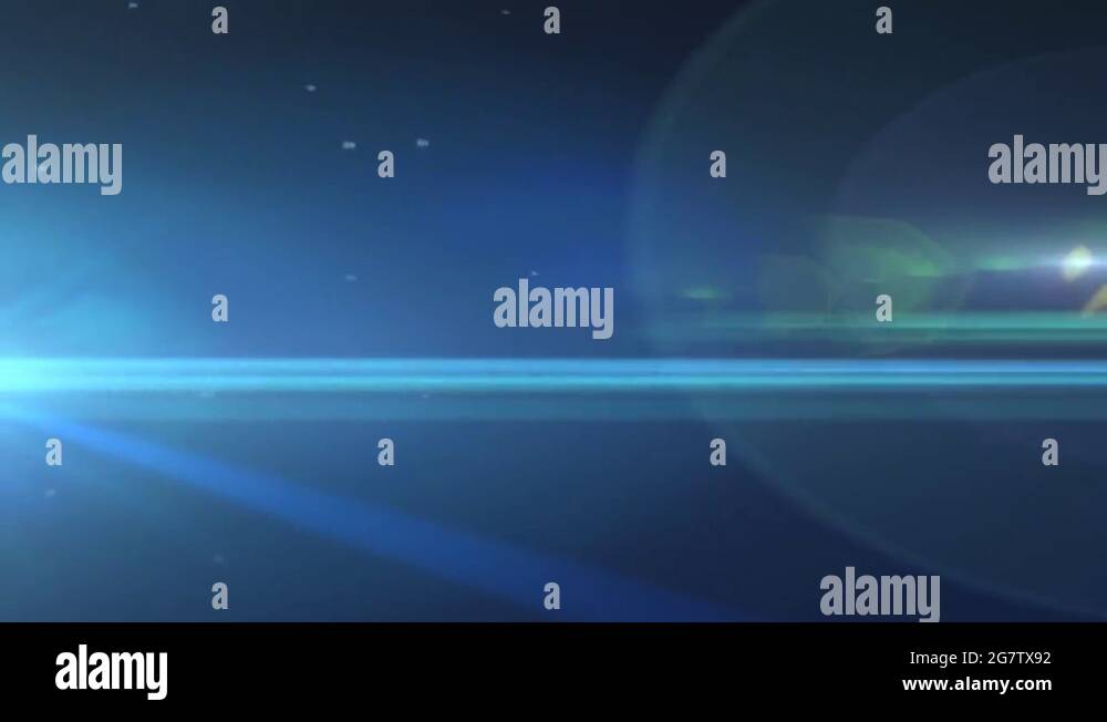 Blue Abstract Motion Background with Lines and Lens Flares Stock Video ...