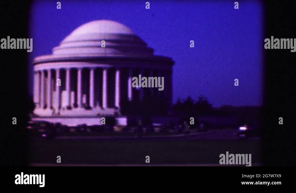 WASHINGTON DC-1975: A White Building With Dome Structure Of The Top ...