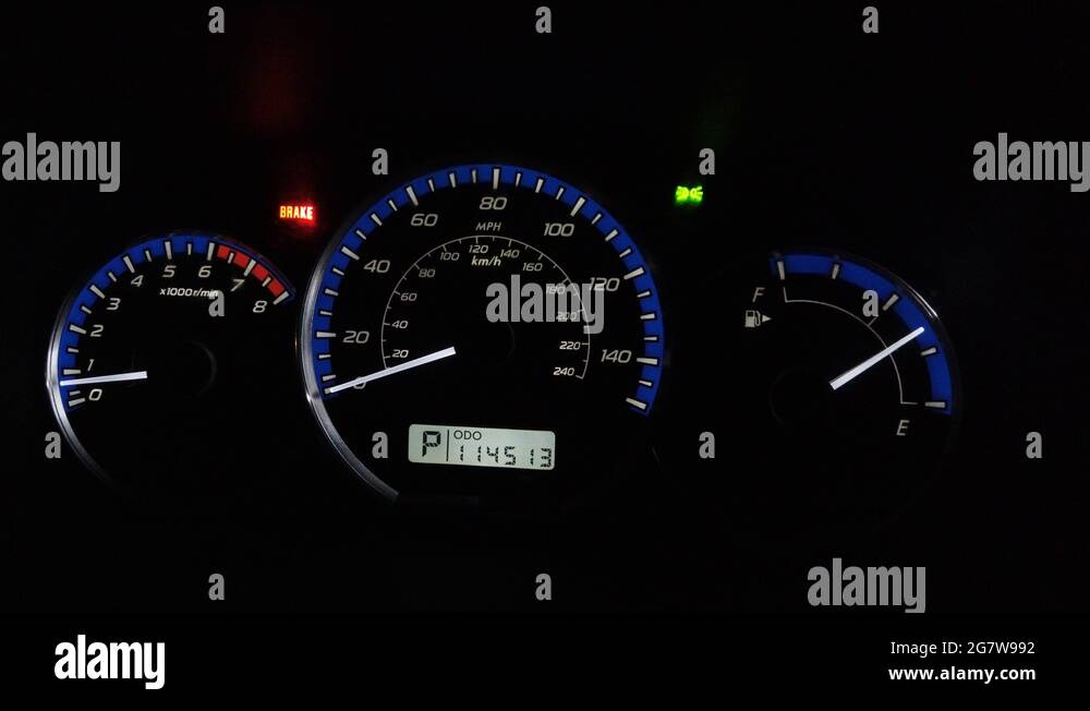 Car dashboard with speedometer Stock Videos & Footage - HD and 4K Video ...