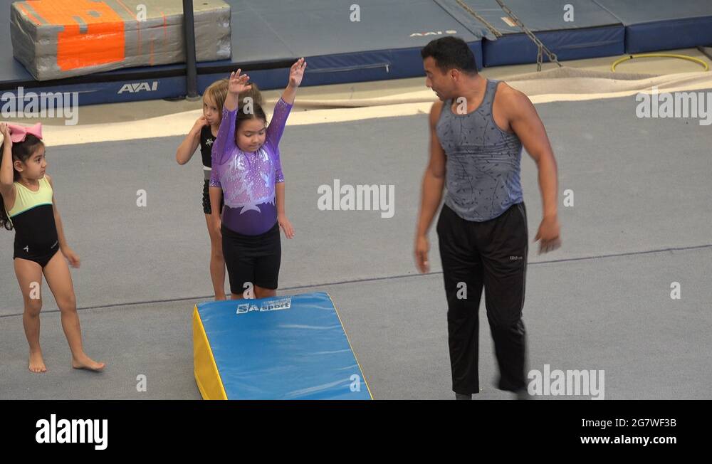 CABO SAN LUCAS MEXICO-2020: The Acrobatic Coach Giving Practice To The ...