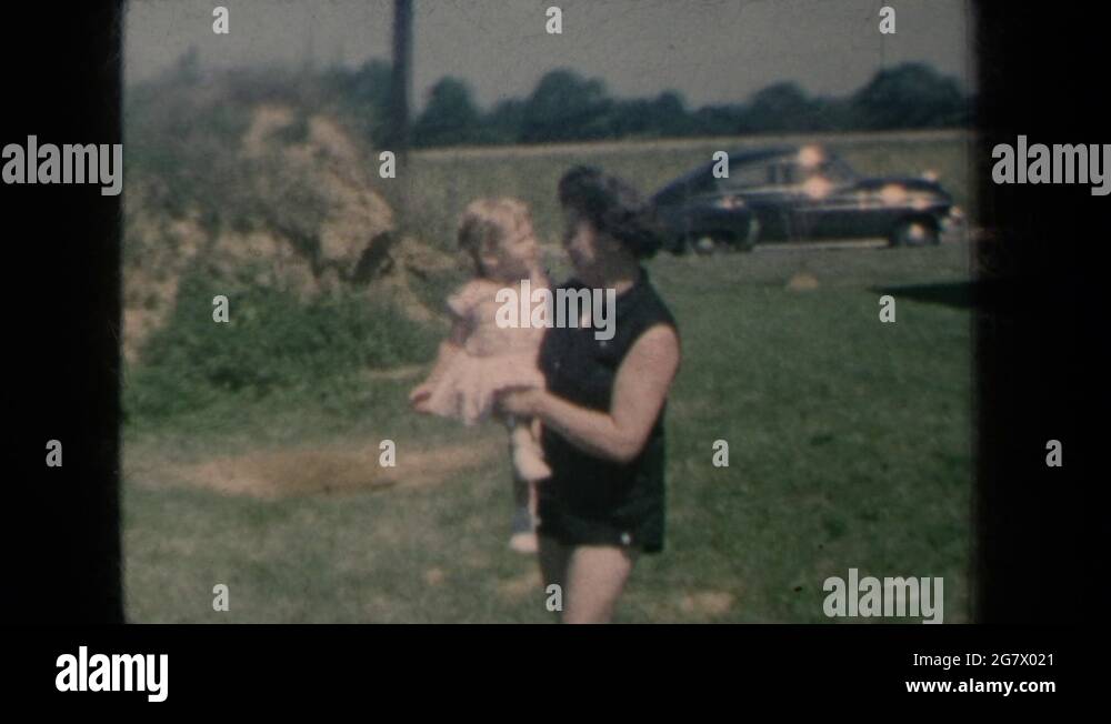 NEW YORK USA-1959: Mother And Daughter Stock Video Footage - Alamy