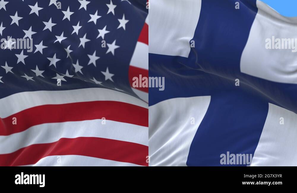 Finland united states flag Stock Videos & Footage - HD and 4K Video ...