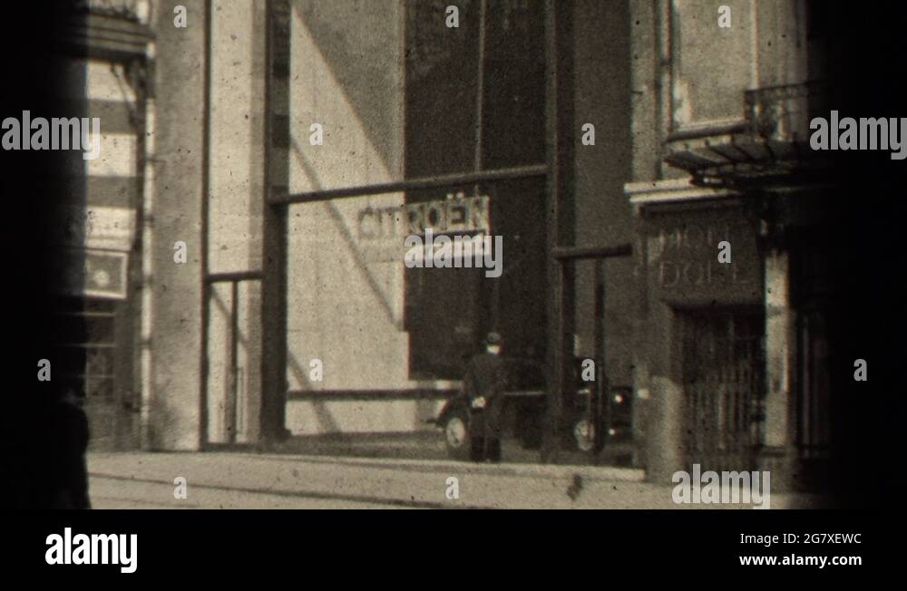 PARIS FRANCE-1947: A View Of People Walking Around Town In The 1930'S ...