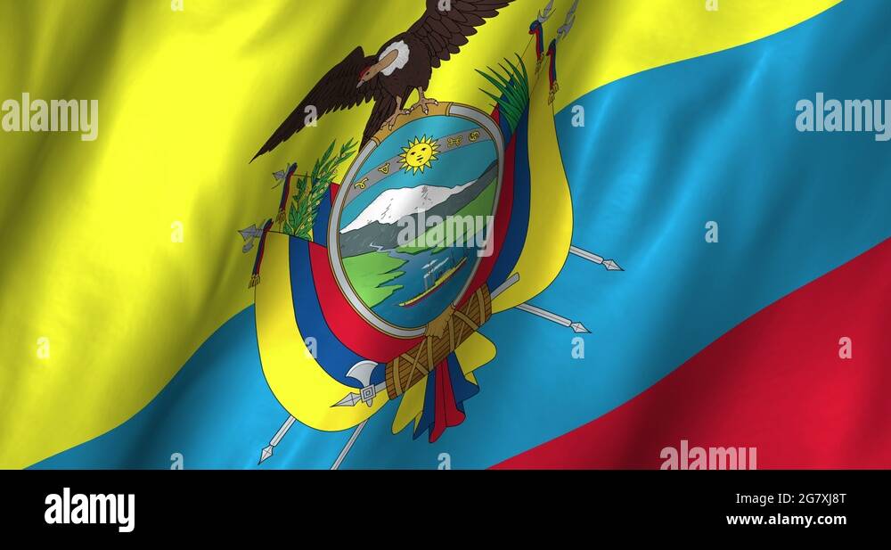 Ecuador Waving Flag-4K Stock Video Footage - Alamy