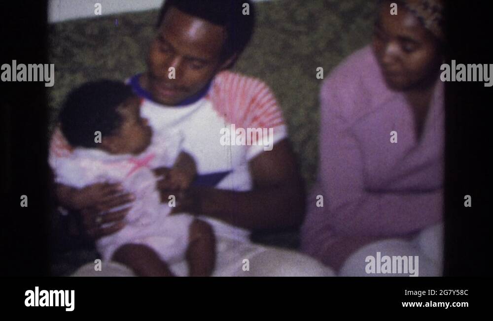 ATLANTA GEORGIA USA-1975: Newborn Baby Being Celebrated And Loved By ...