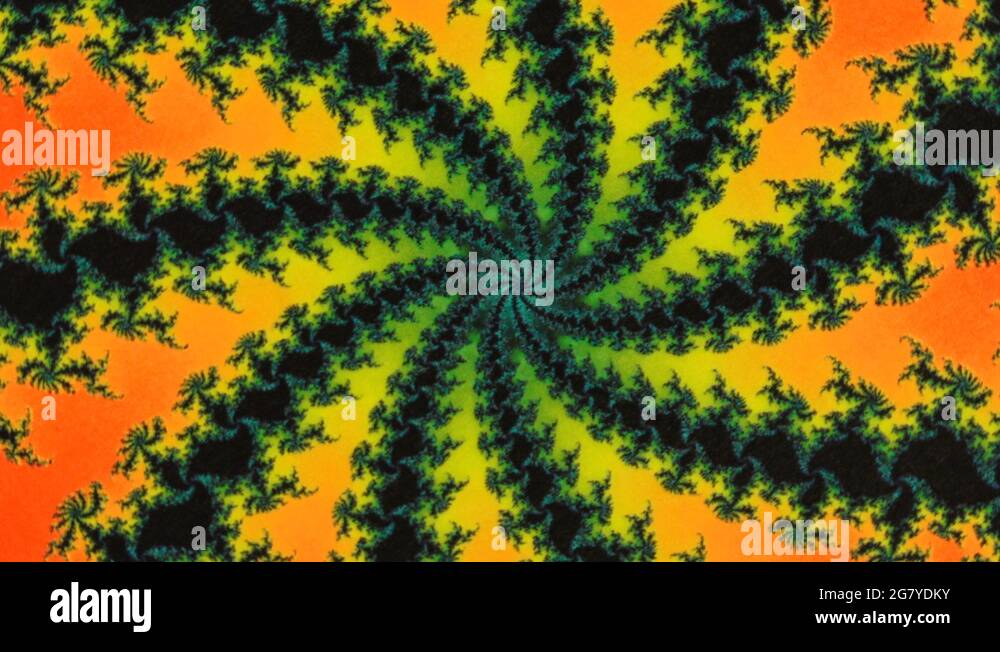An Optical Illusion With Blue Orange And Black Colors And They Are All ...