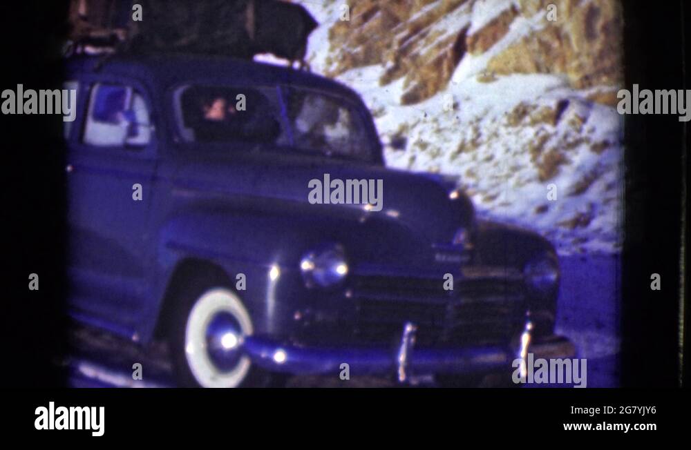 ALASKA-1946: A Man Stuck In The Car With Freezing Weather Outside And ...