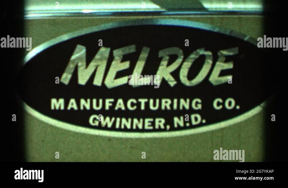 HAMEL MINNESOTA-1966: A Sign That Advertises A Manufacturing Company ...