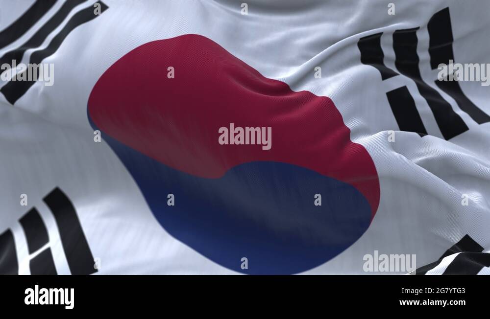 Flag of the republic of south korea Stock Videos & Footage - HD and 4K ...