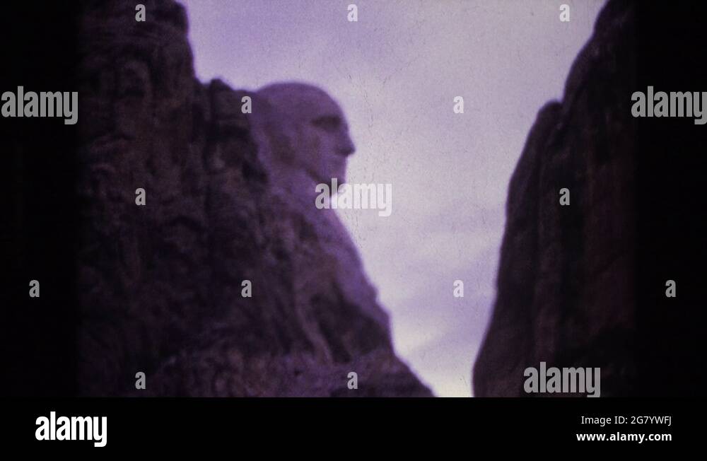 SOUTH DAKOTA USA-1974: Ground View And Side View Recording Of George ...