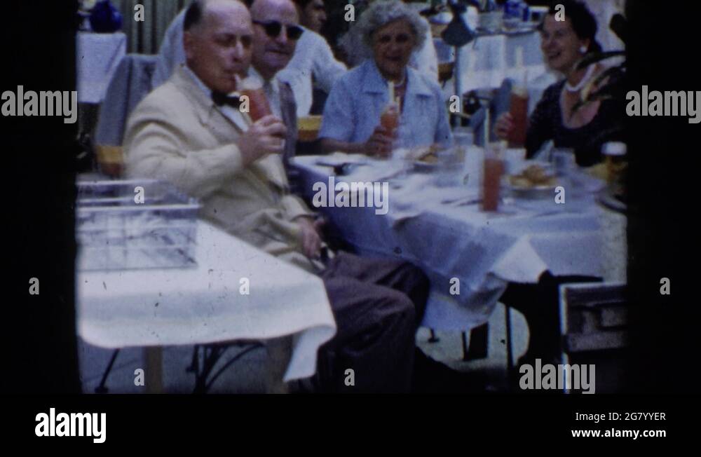 VENEZUELA-1959: People In A Party Sitting Around A Table Enjoying Each ...