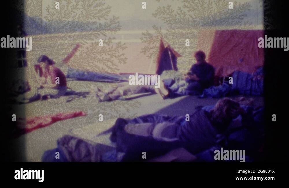 ALASKA USA-1977: People Sitting On Boat Deck Watching Passing View Of ...