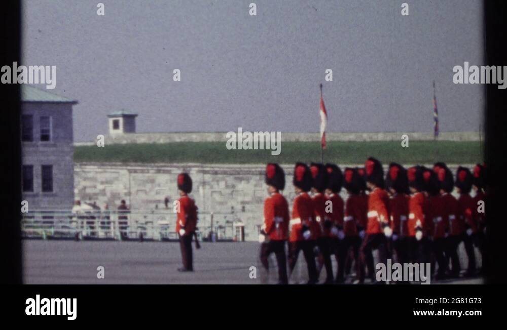 OTTAWA CANADA-1967: Vintage Film Depicting Canadian Military Marching ...