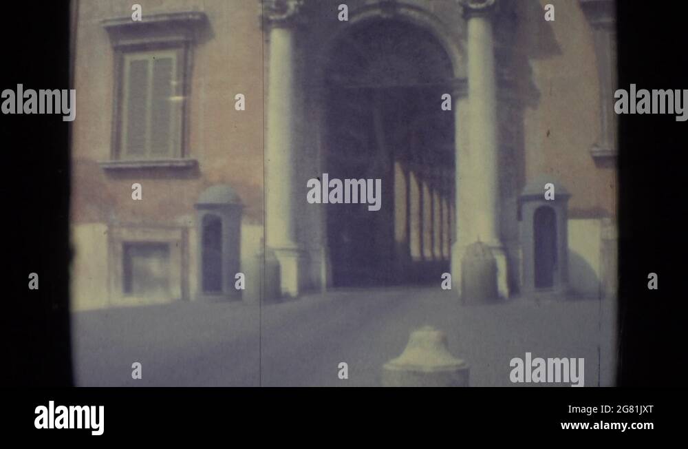 VATICAN CITY-1962: A Big Building With An Open Door Concept And Stone ...