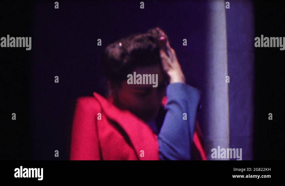 WASHINGTON DC-1975: A Woman Signals Somebody For Unknown Reason And A ...