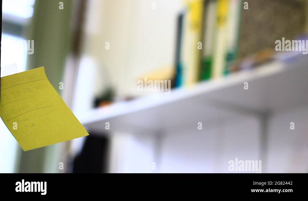 Sticky note screen Stock Videos & Footage - HD and 4K Video Clips - Alamy