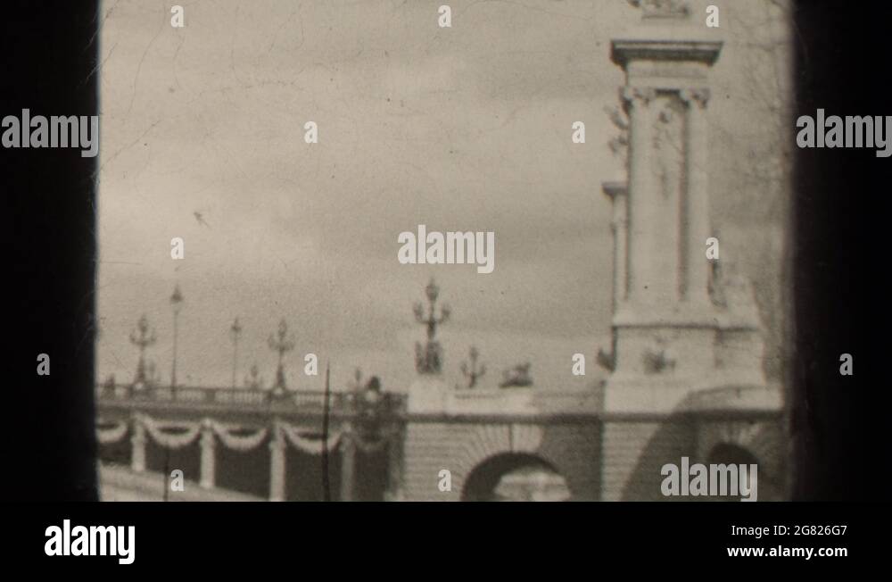 PARIS FRANCE-1947: Historical WW2 Site Of Interest Stock Video Footage ...