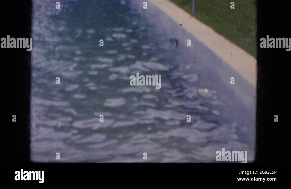 TROY NEW YORK-1964: Girl Standing In Shallow End Of Swimming Pool ...