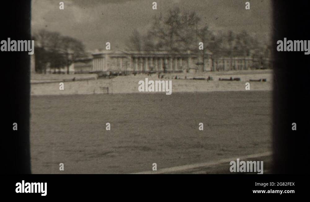 PARIS FRANCE-1947: A Black And White Scene Of The Ocean With No One ...