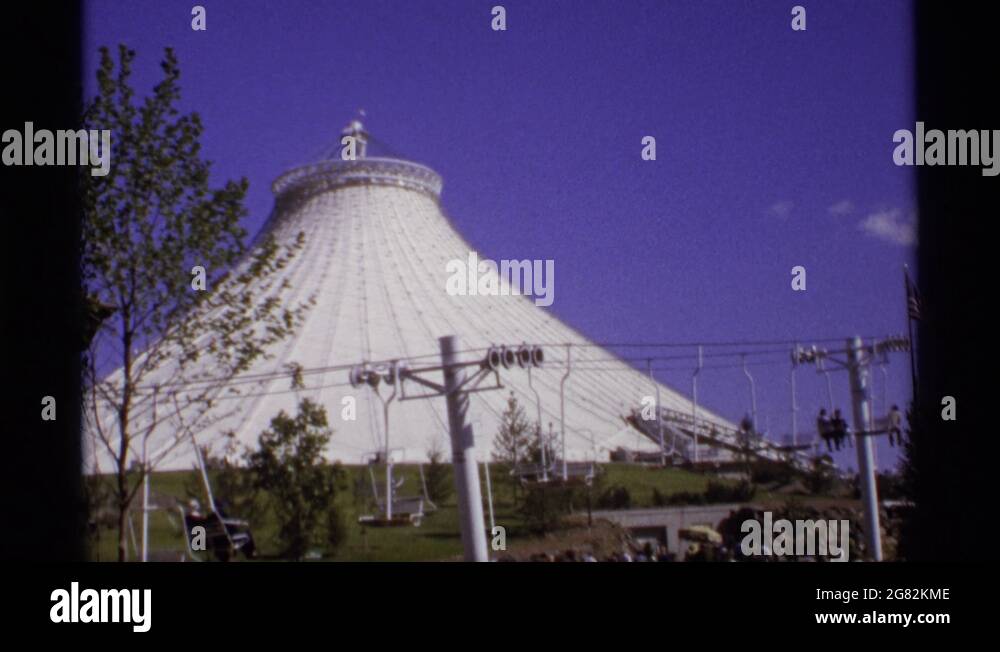 WORLDS FAIR SEATTLE-1974: Open Air Square With Tourist Attraction And ...
