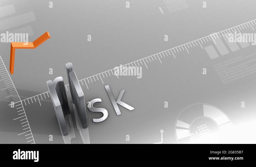 Risk decreasing chart, statistic and data Stock Video Footage - Alamy