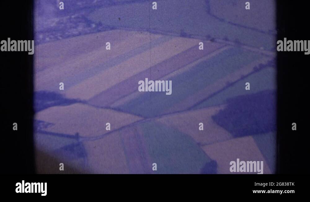 LONDON ENGLAND-1963: An Aerial View Of A Built-Up Area And Agricultural ...