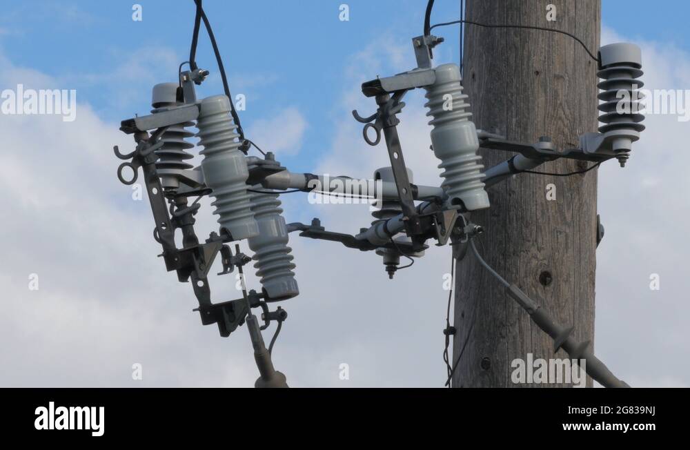 Utility pole with insulators Stock Videos & Footage - HD and 4K Video ...