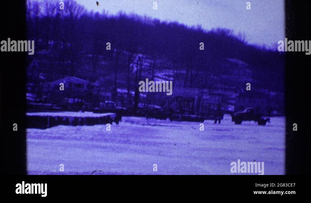 OHIO USA-1969: A Nice Looking Snow Place With Huge Snowfall Was Looking ...