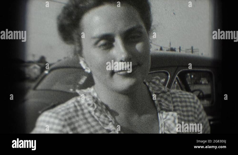 WASHINGTON DC-1975: A Lady Standing Outside Her Car Talking And Posing ...