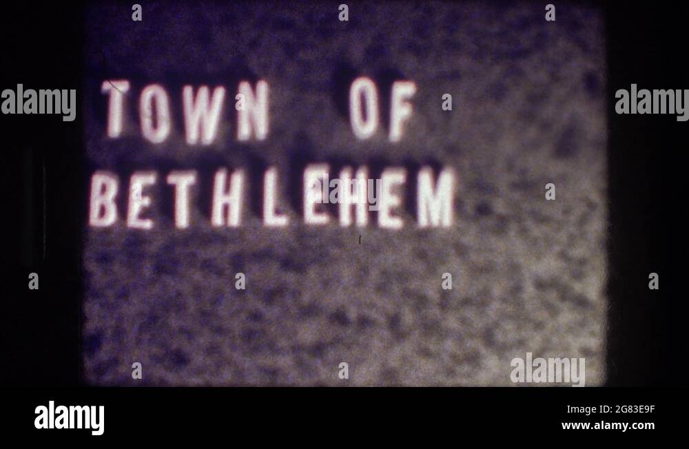 BETHLEHEM ISRAEL-1976: Video Meme With The Words Town Of Bethlehem ...