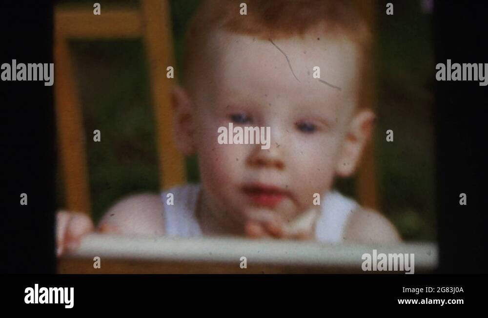 LYNBROOK NEW YORK-1971: A Baby With An Undershirt On Is Laughing In His ...