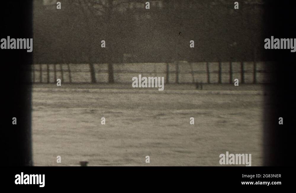 PARIS FRANCE-1947: Trees In The Background With Water And An Expansive ...