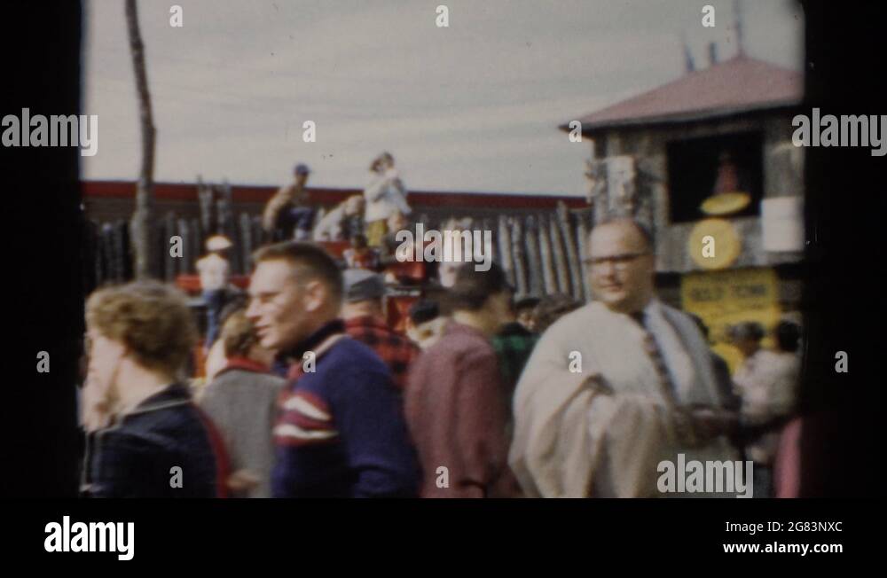 CATSKILL NEW YORK-1957: A Lot Of People Walking Around What Appears To ...