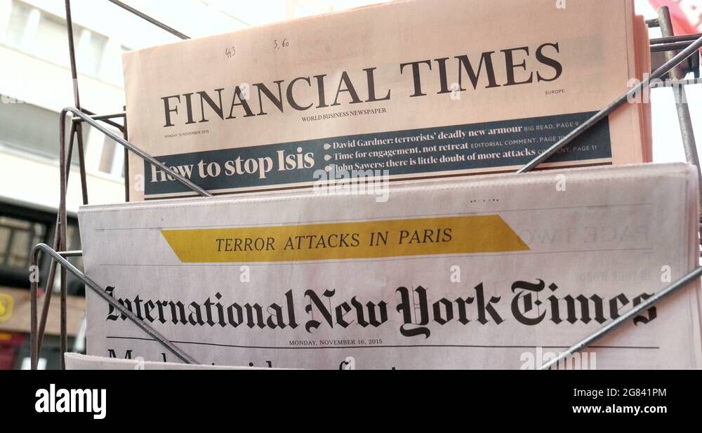 Newspaper title Stock Videos & Footage - HD and 4K Video Clips - Alamy