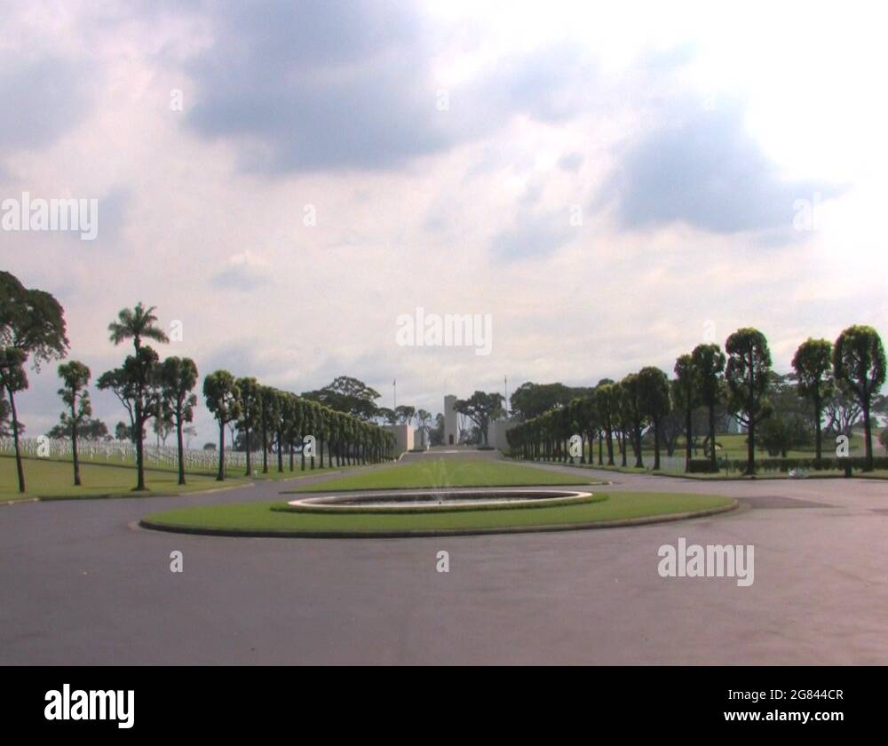World War 2 Military Cemetery in Manilla, Philippines Stock Video ...