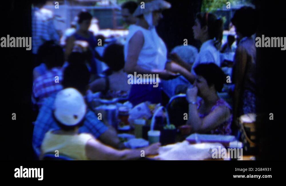 CALIFORNIA USA-1961: A Group Of Family Members Having A Good Time At A ...