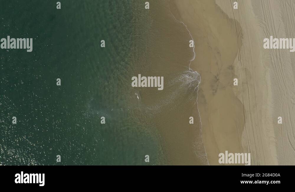 EAST CAPE BCS MEXICO-2019: Deserted Sand Beach With The Waves Gently ...