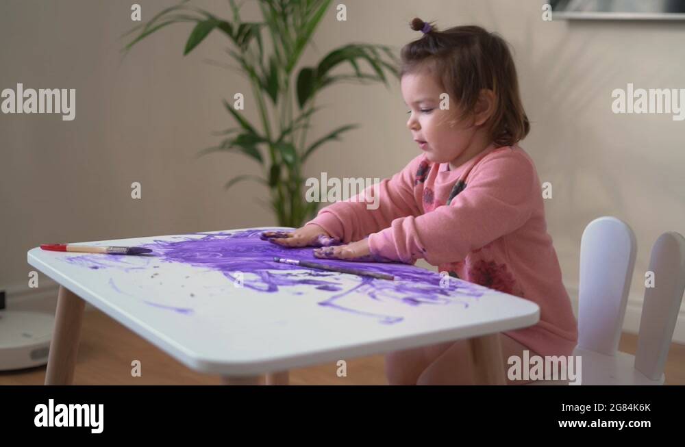 Child mess paint Stock Videos & Footage - HD and 4K Video Clips - Alamy