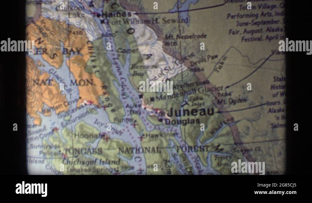 Juneau alaska map Stock Videos & Footage - HD and 4K Video Clips - Alamy